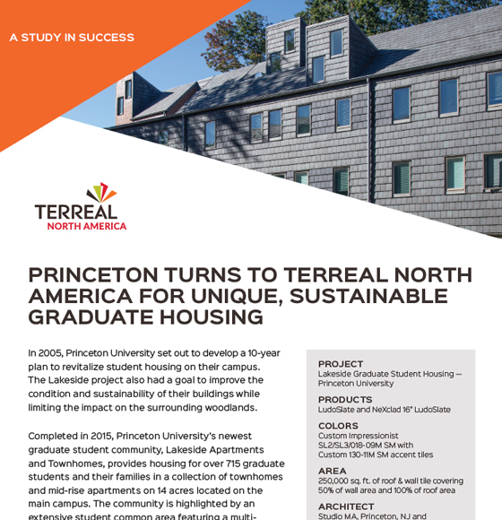 Study in Success: Princeton Graduate Student Housing | Terreal North ...